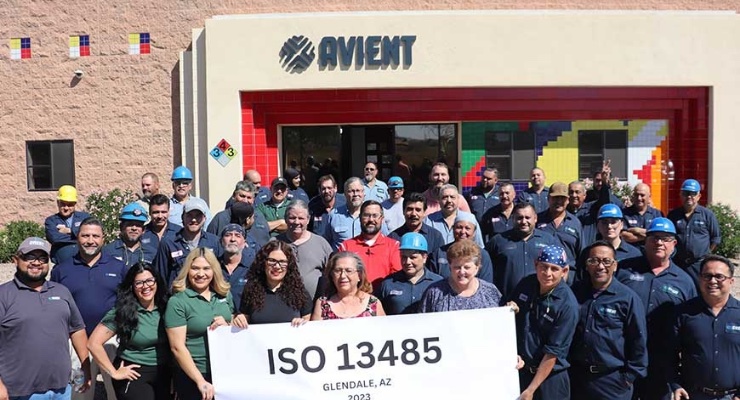 Avient Site in Glendale, AZ Earns ISO 13485 Certification - Ink World ...