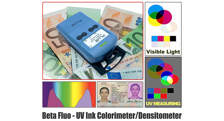 Beta Fluo Offers UV Invisible Ink Densitometers and Colorimeters - Ink ...