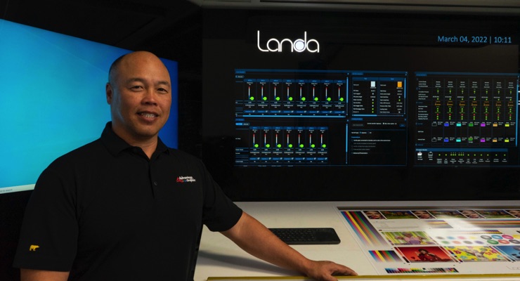 Landa S10P Nanographic Printing Press Installed in Los Angeles - Ink ...