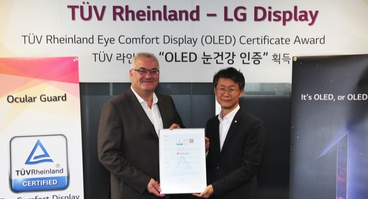 LG Display Receives International Eye Comfort Display Certification for ...