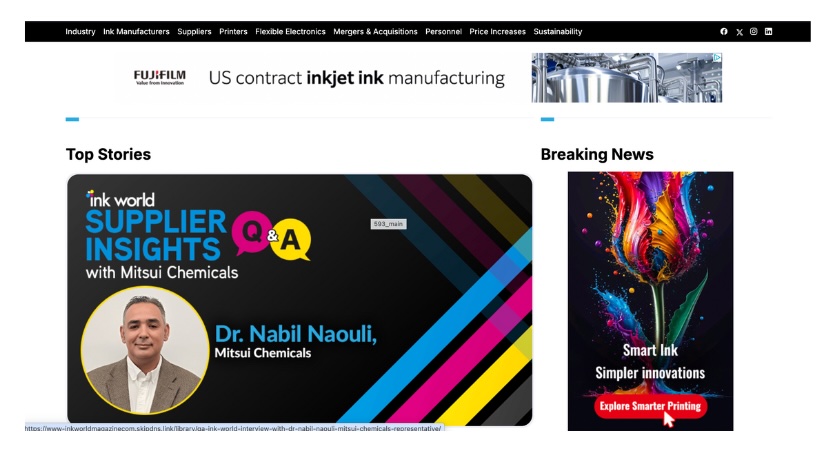 Ink World to Unveil New Website Showcasing News, Capabilities - Ink ...